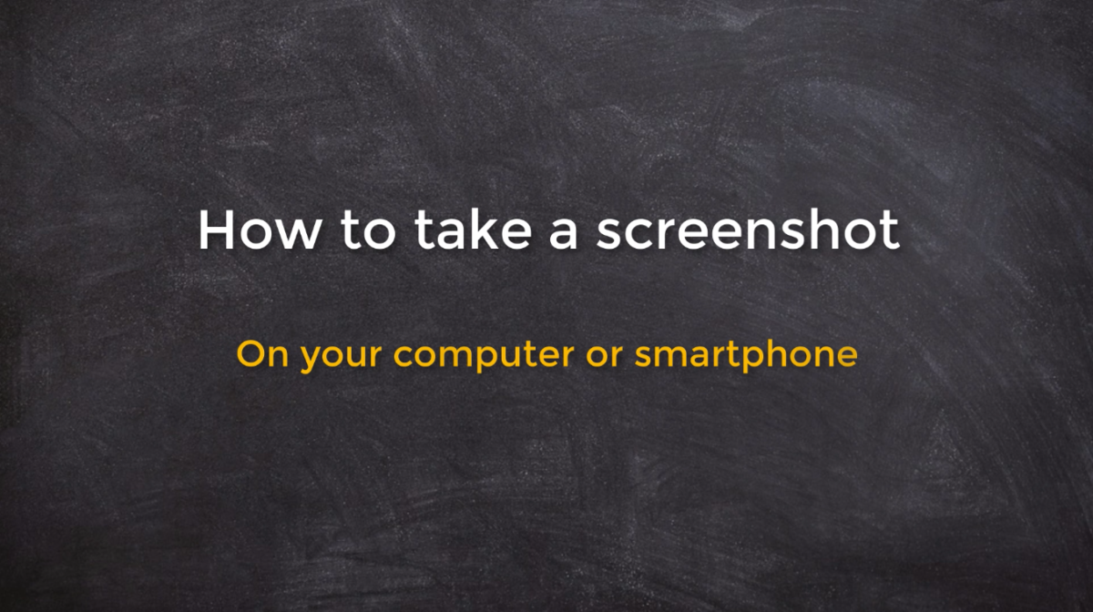 How To Take a Screenshot - TechSafety