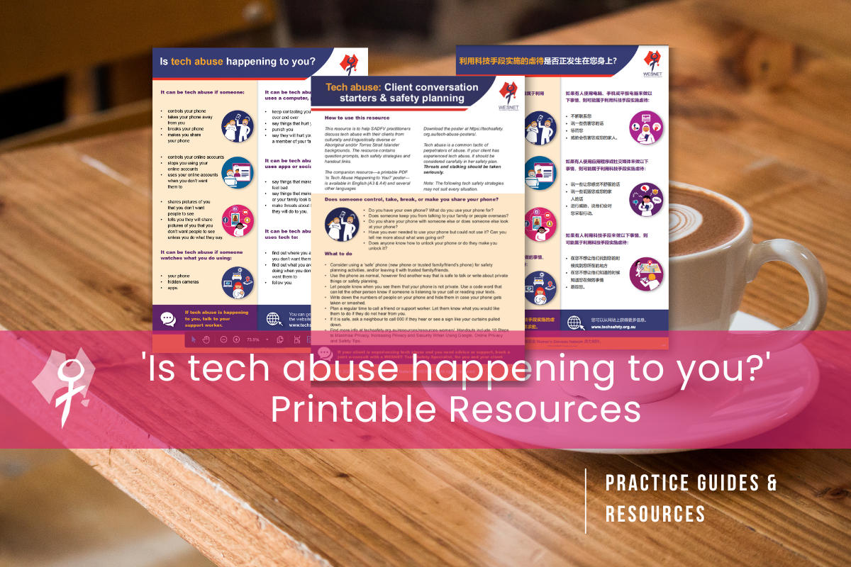 Practitioner Resources - TechSafety